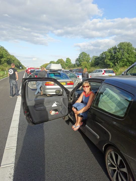 Stuck on a motorway? Get out and play ... - Slippedisc