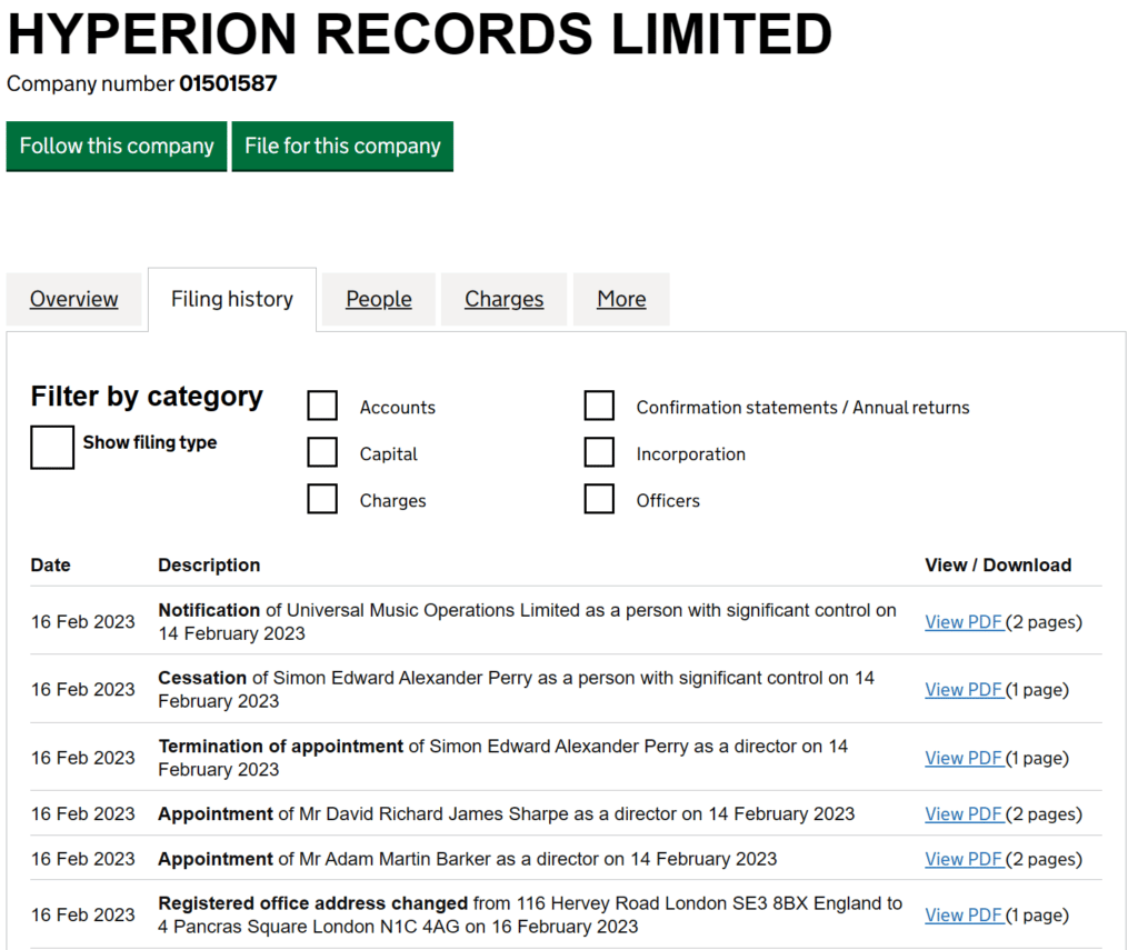 Exclusive: Hyperion label is sold - Slippedisc